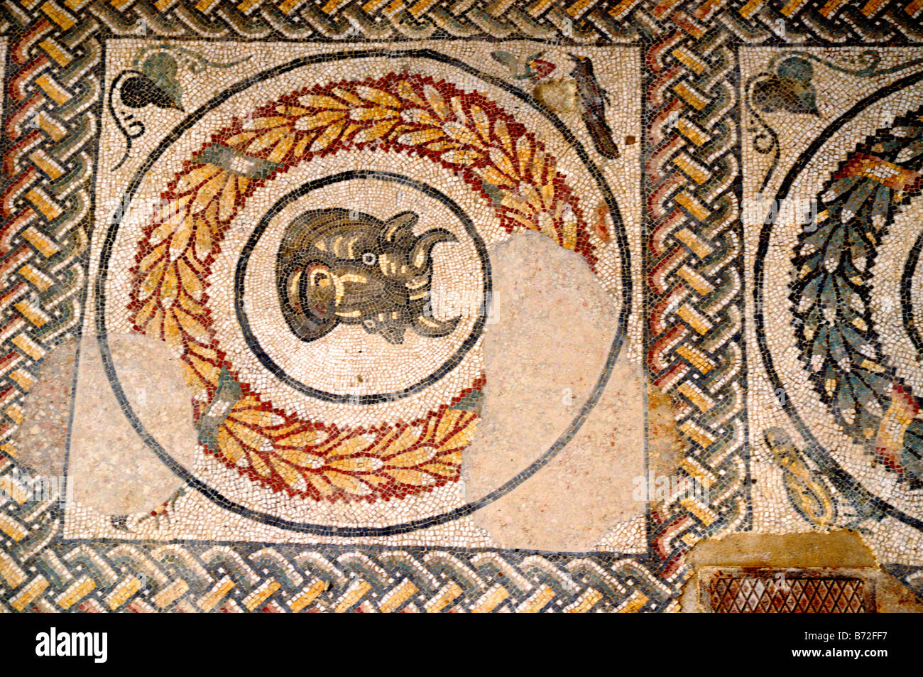 2000 year old Roman mosaics at Romana del Casale, Piazza Armerina ...