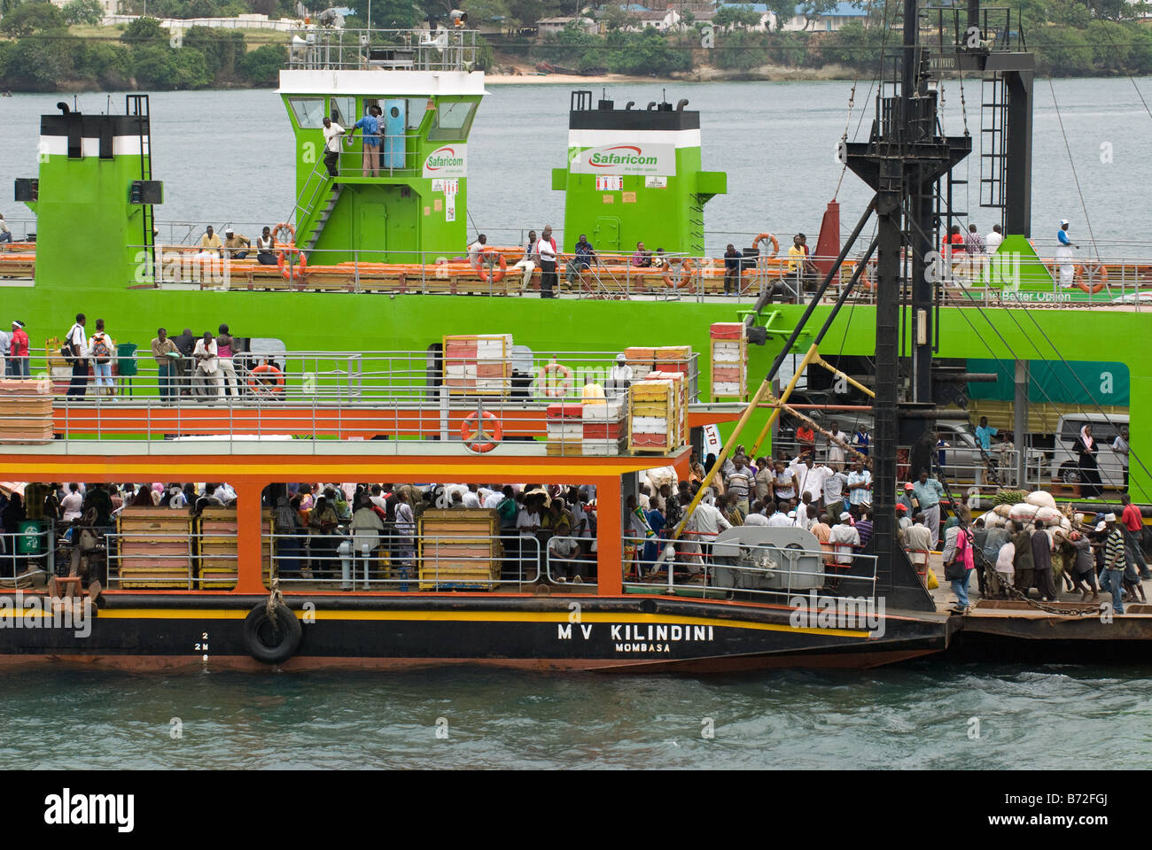 Likoni ferry, Mombassa Stock Photo - Alamy