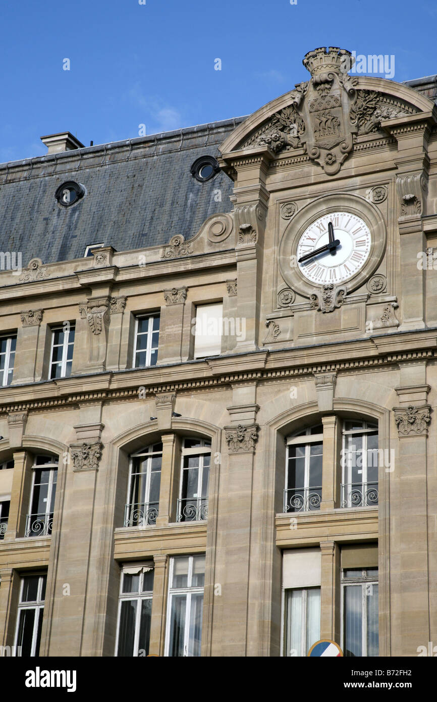 old house with clock Stock Photo - Alamy