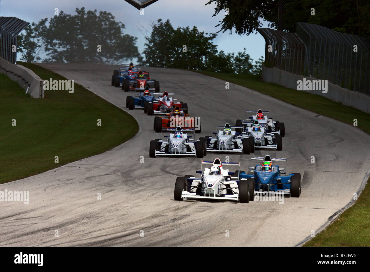 Formula race car entering hi-res stock photography and images - Alamy