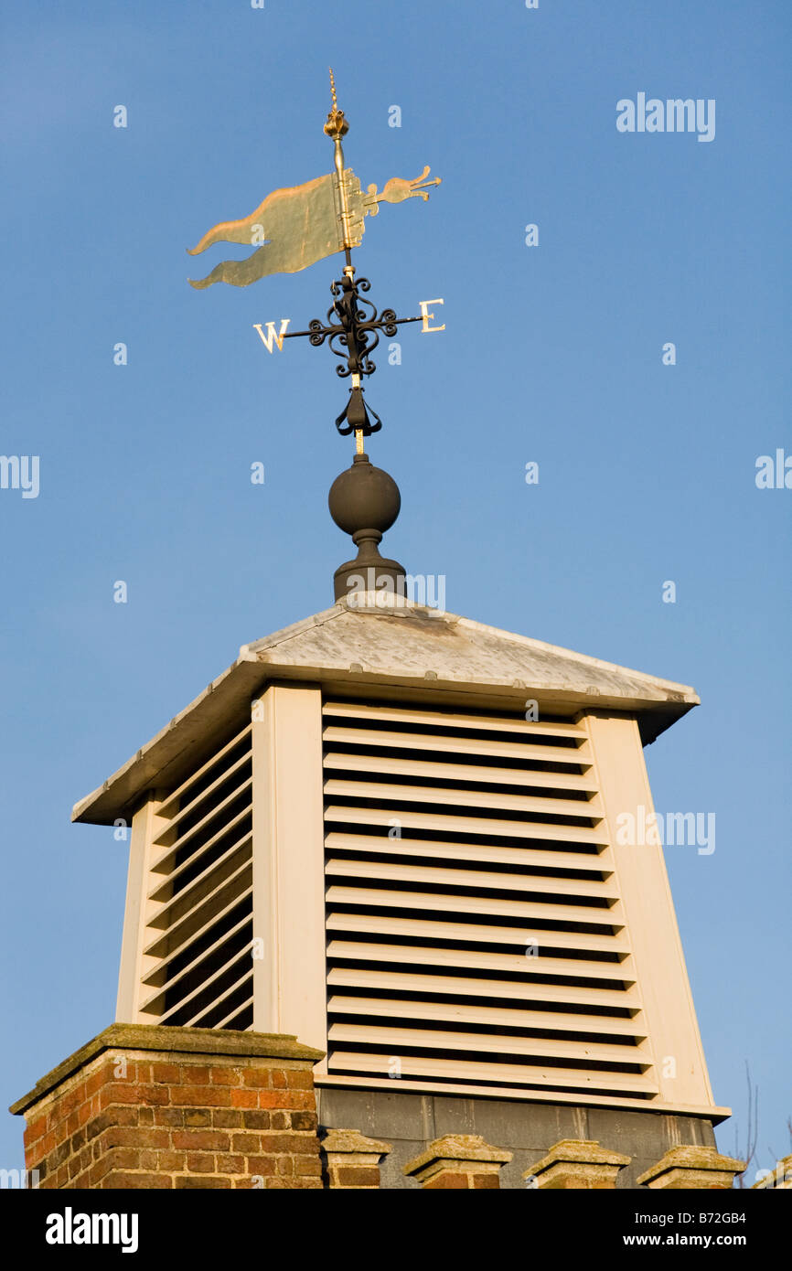 Weather vane on the water / bell tower at Hampton Court Palace. UK ...