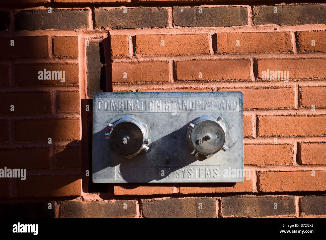 Brick wall hydrant valve water pump test connection utility hi-res ...