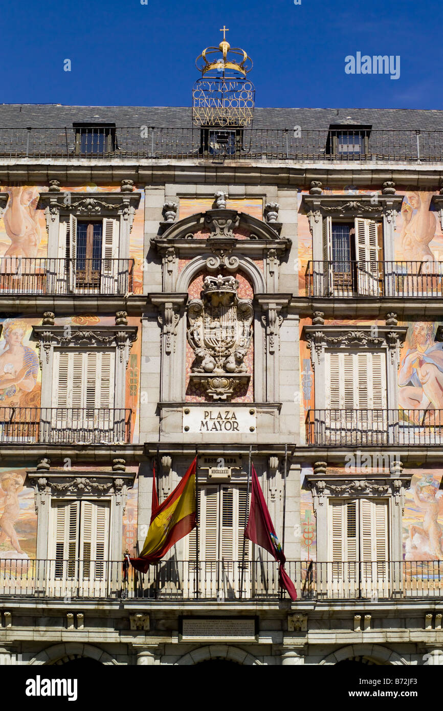 Madrid plaza mayor shutters hi-res stock photography and images - Alamy