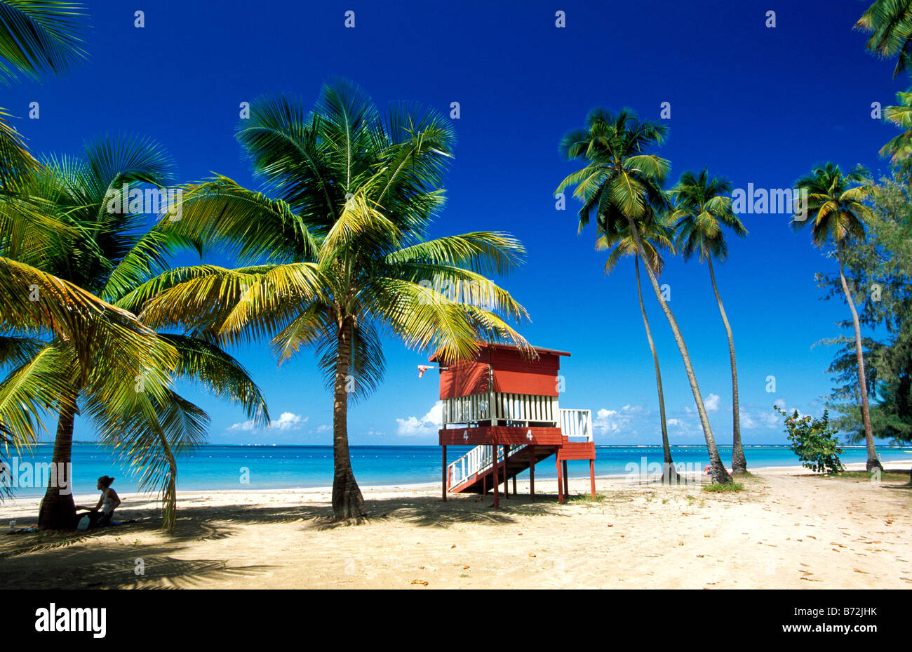 Luquillo Beach Puerto Rico Caribbean Stock Photo - Alamy