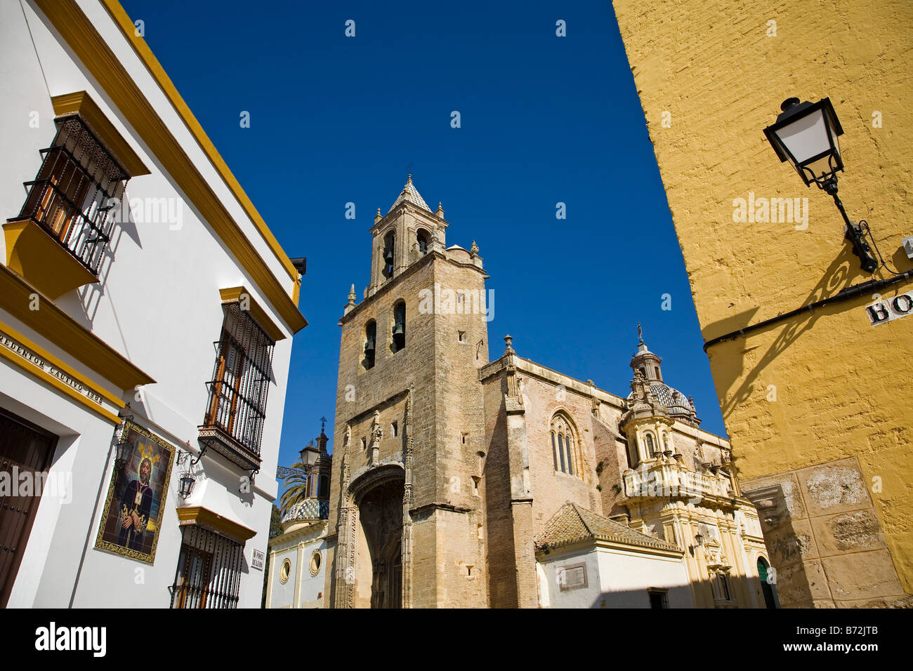 santiago el mayor Gothic church Utrera sevilla andalusia spain Stock ...