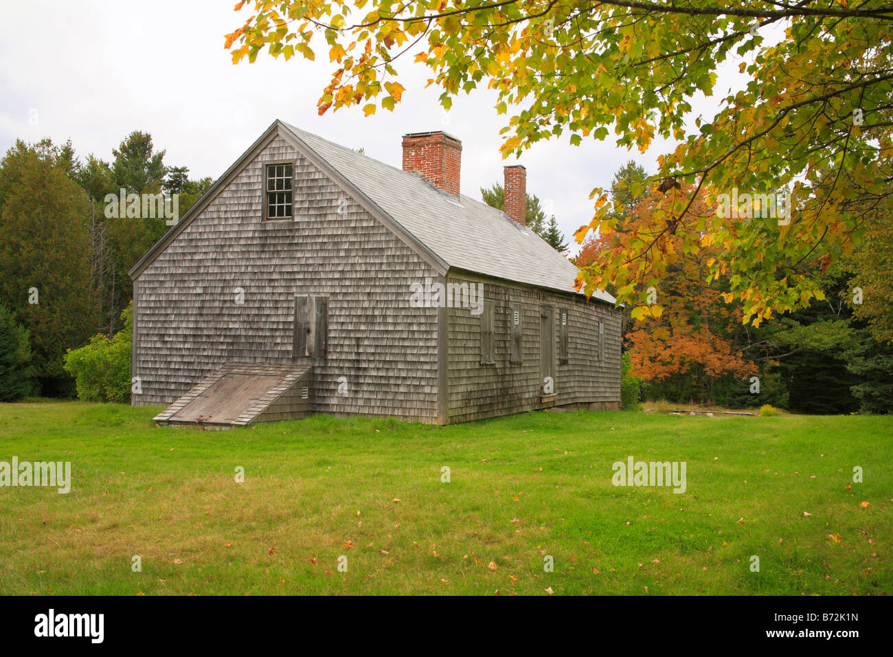 Carroll Homestead, Acadia National Park, Maine, USA Stock Photo - Alamy