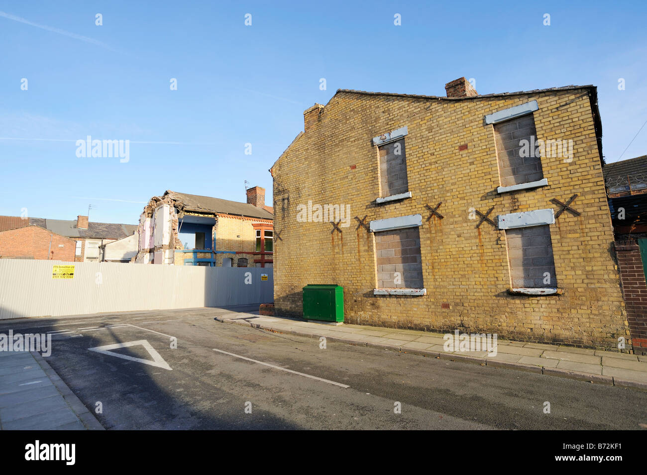 Milroy Street and remains of housing on Plimsol Street in Edgehill ...