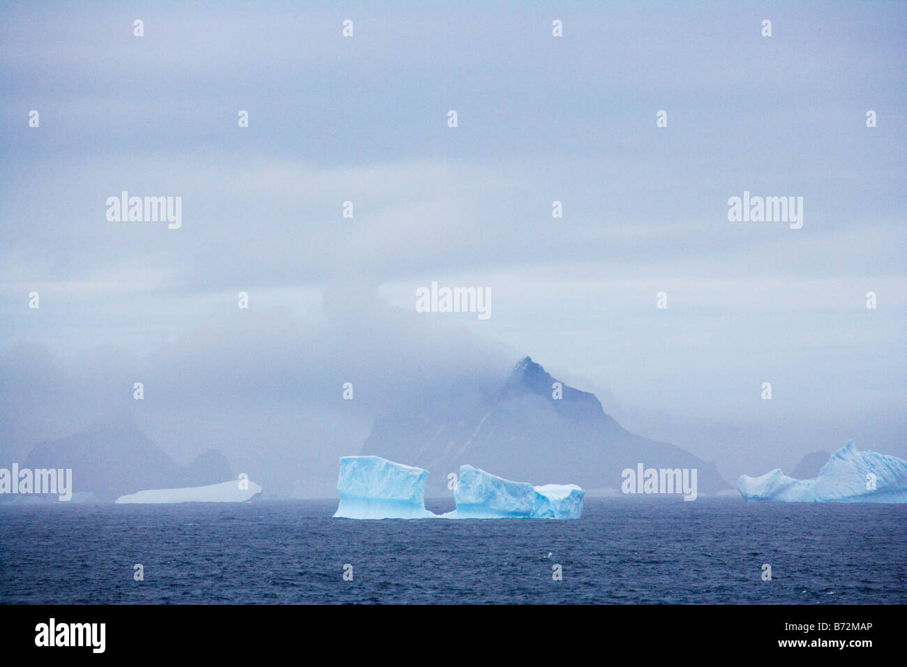 Ice block floating in the ocean South Orkney Islands Antarctica Stock ...