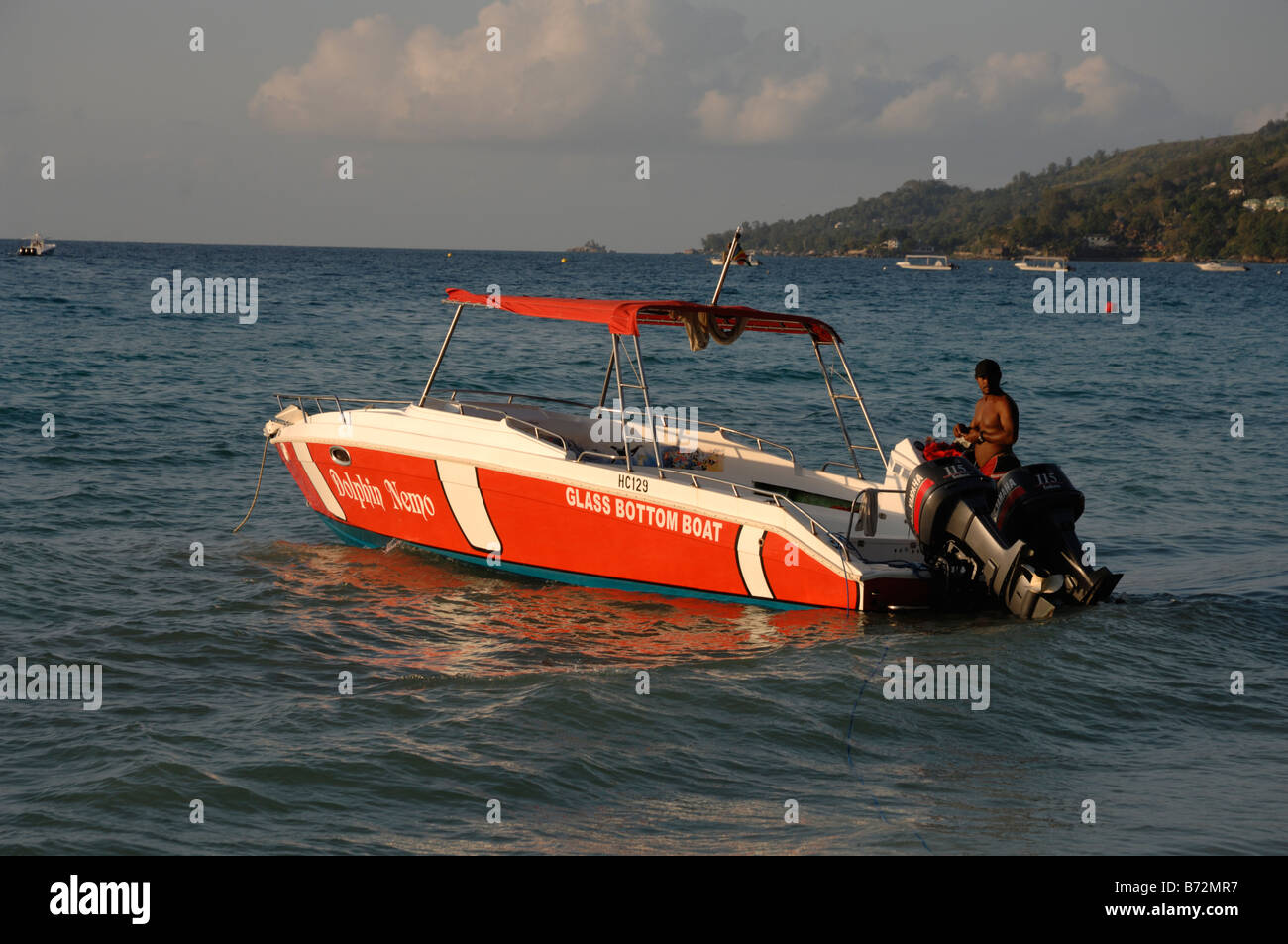 Seychelles boat tour hi-res stock photography and images - Alamy