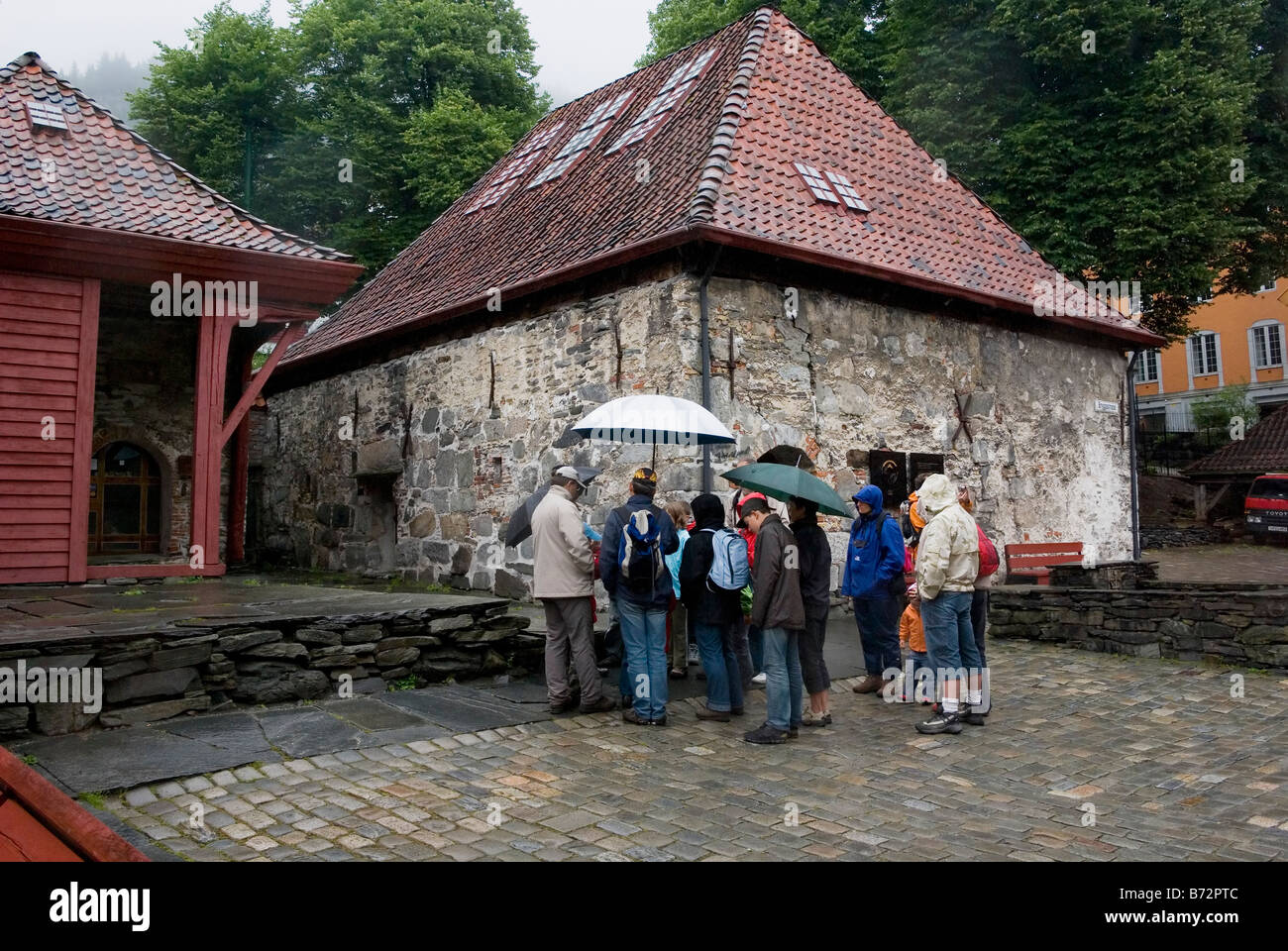 Hanseatic quarter bryggen in bergen hi-res stock photography and images ...