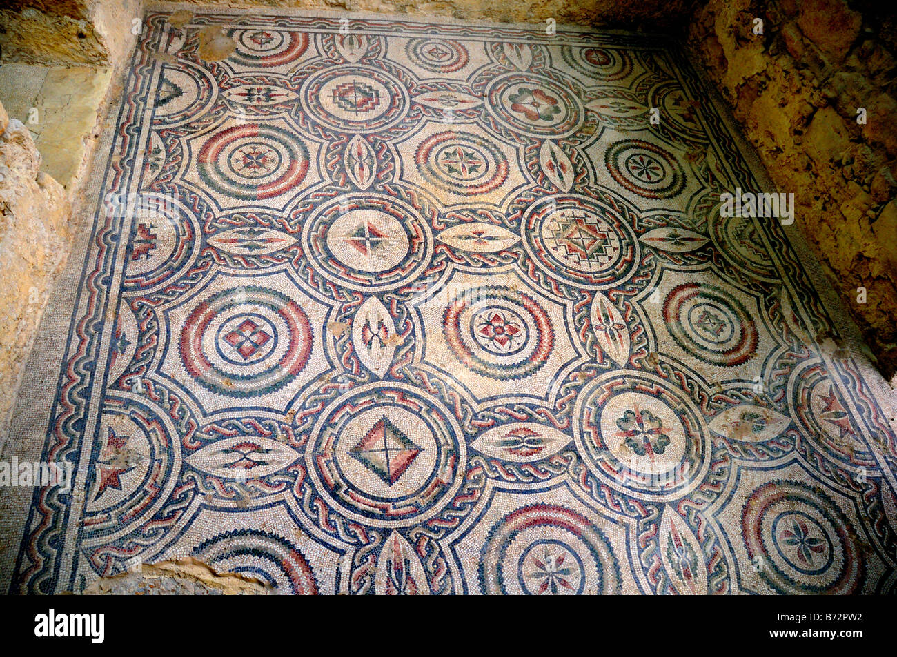 2000 year old Roman mosaics at Romana del Casale, Piazza Armerina ...
