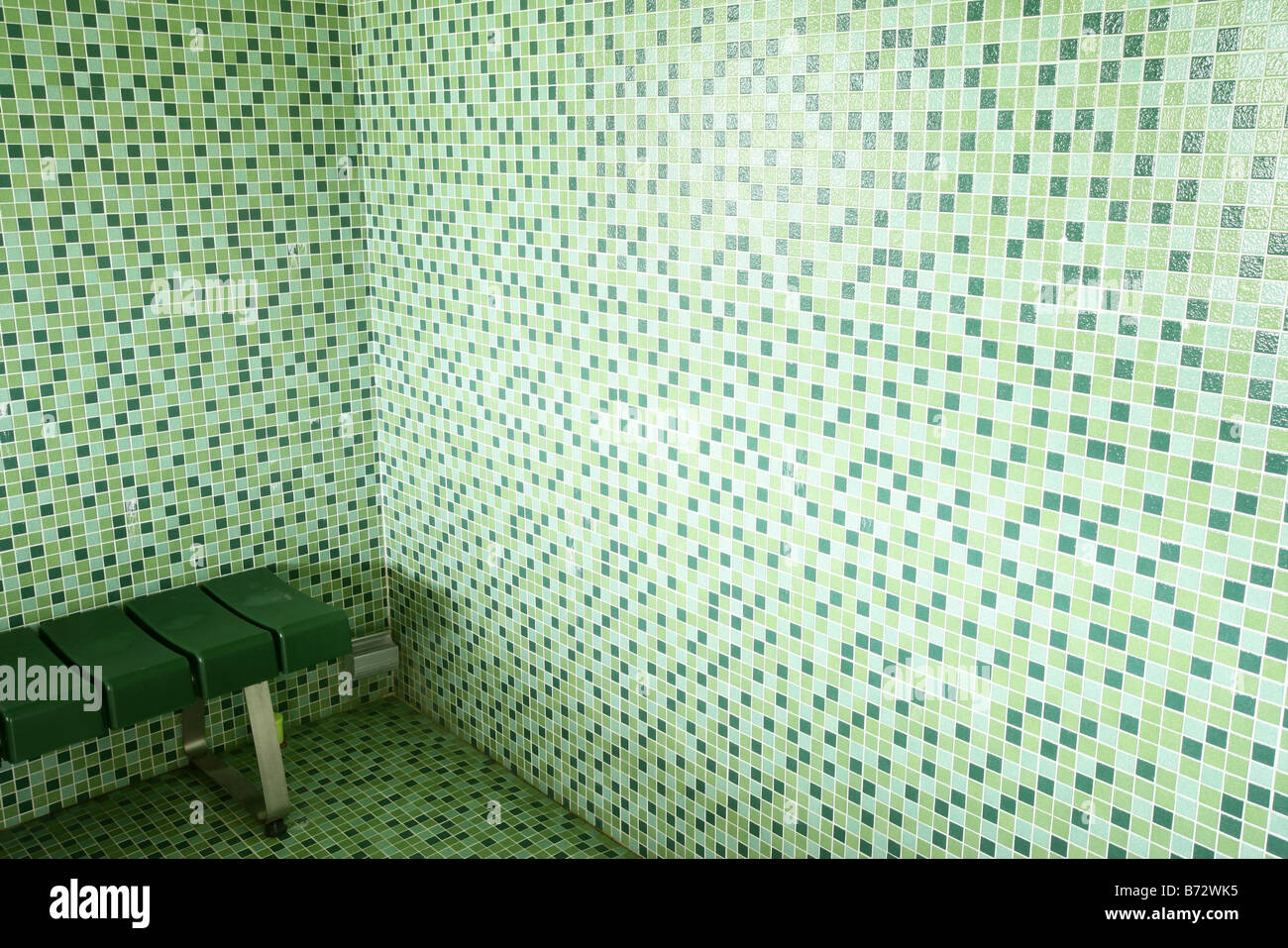 SPA Sauna Bench Stock Photo - Alamy