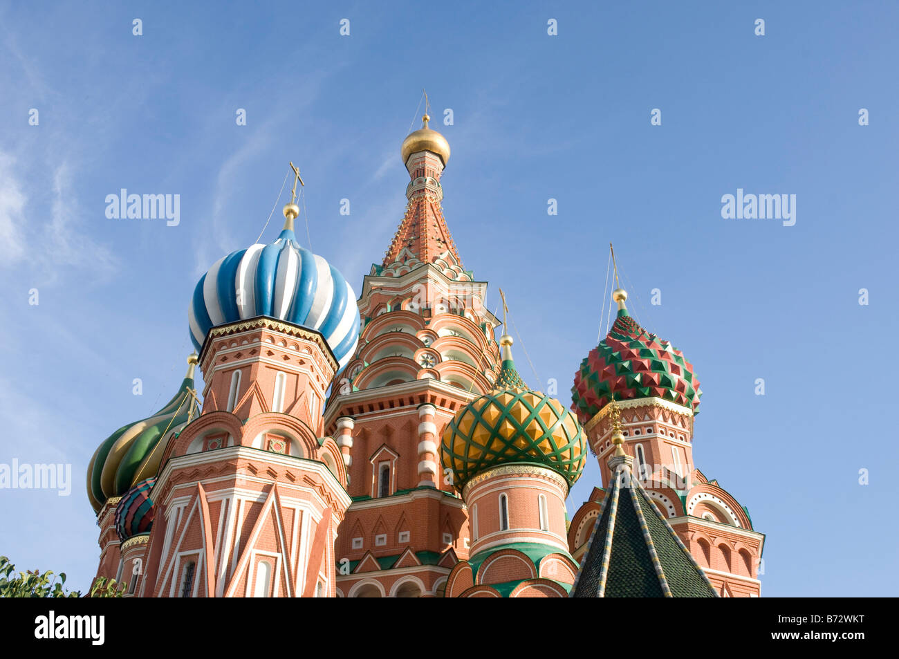 Saint Basil's Cathedral in Red Square Moscow Russia Stock Photo - Alamy