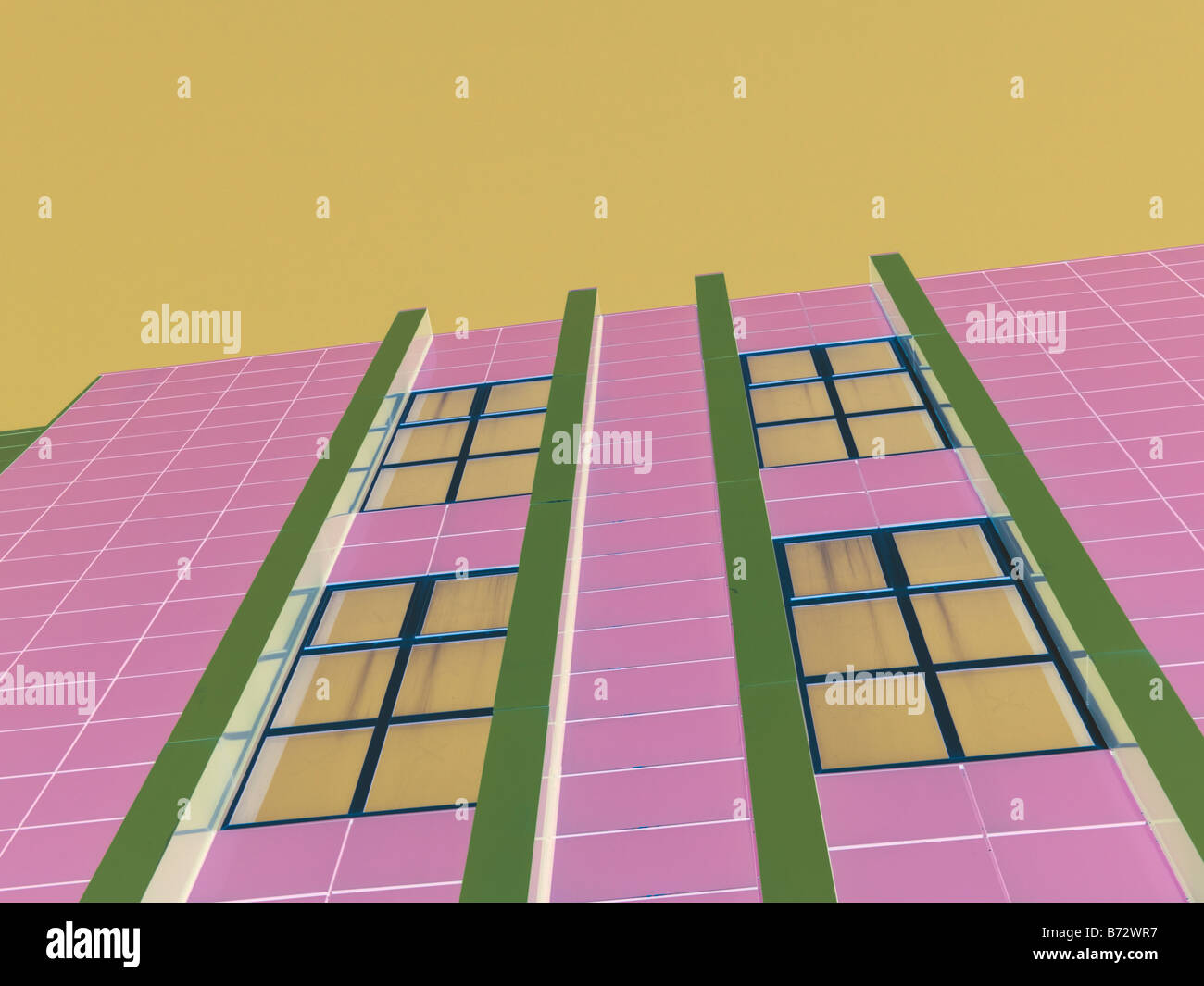 An inverted image of a building Stock Photo - Alamy