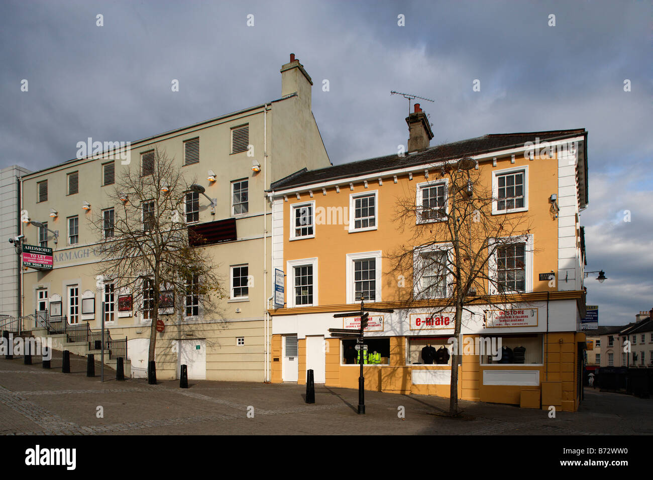 Northern Ireland Armagh Market Place typical buildings Co Armagh UK ...