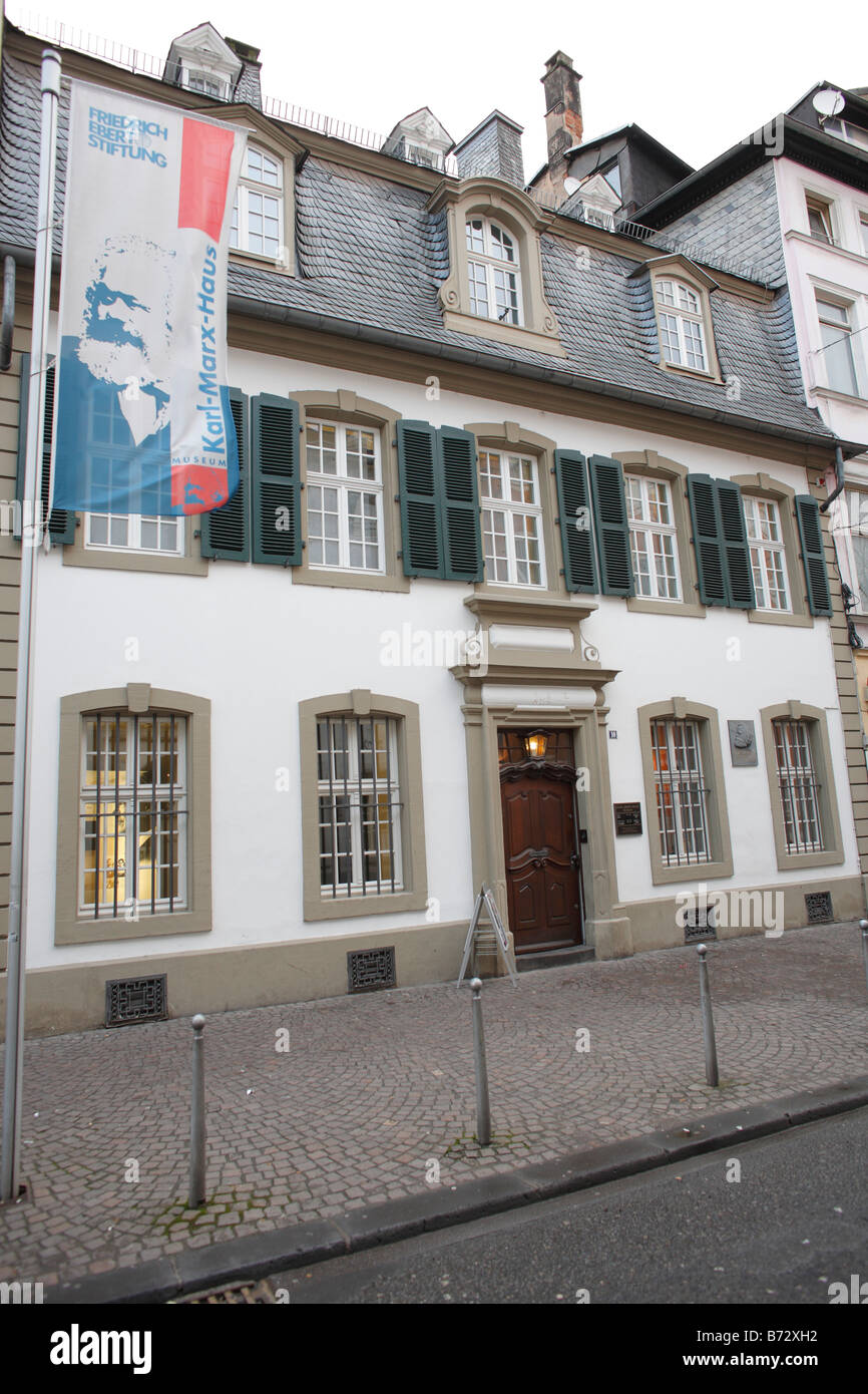 Karl Marx's birthplace house, Trier, Rheinland, Germany Stock Photo - Alamy