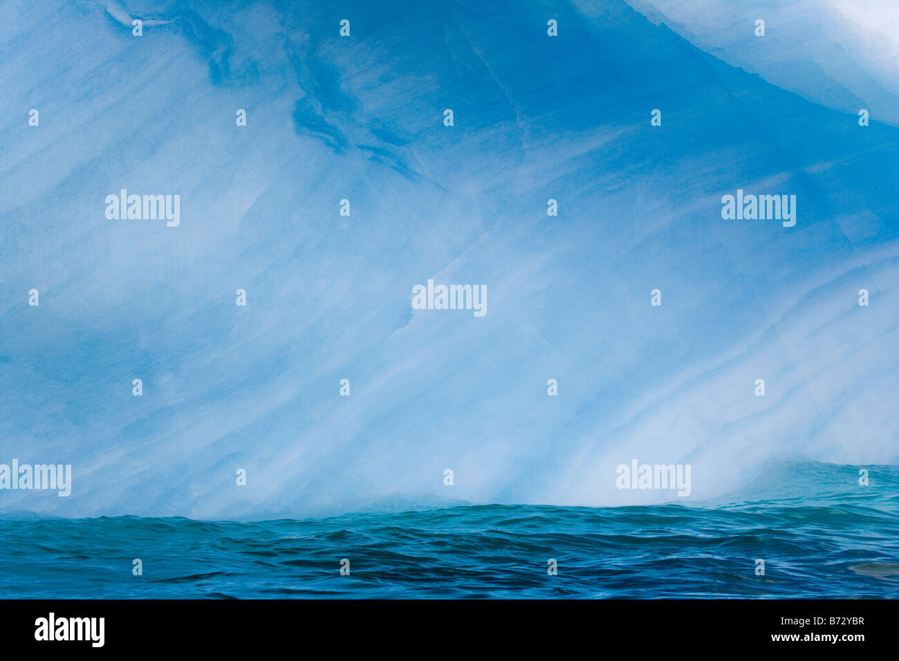 Closeup of ice texture on iceberg South Orkney Islands Antarctica Stock ...