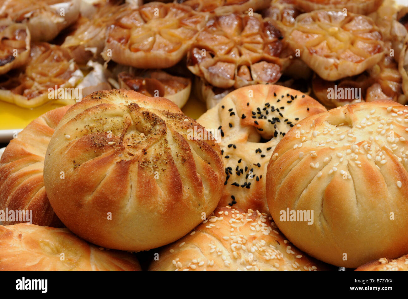 Freshly baked Savoury Pastries Stock Photo - Alamy