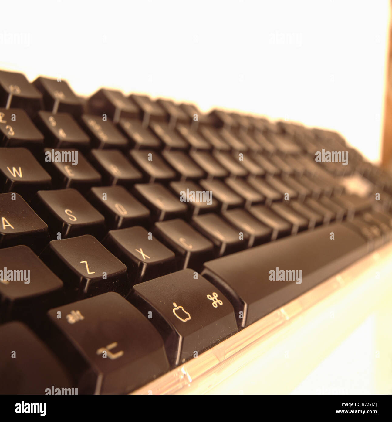 Close-up of black computer keyboard Stock Photo - Alamy