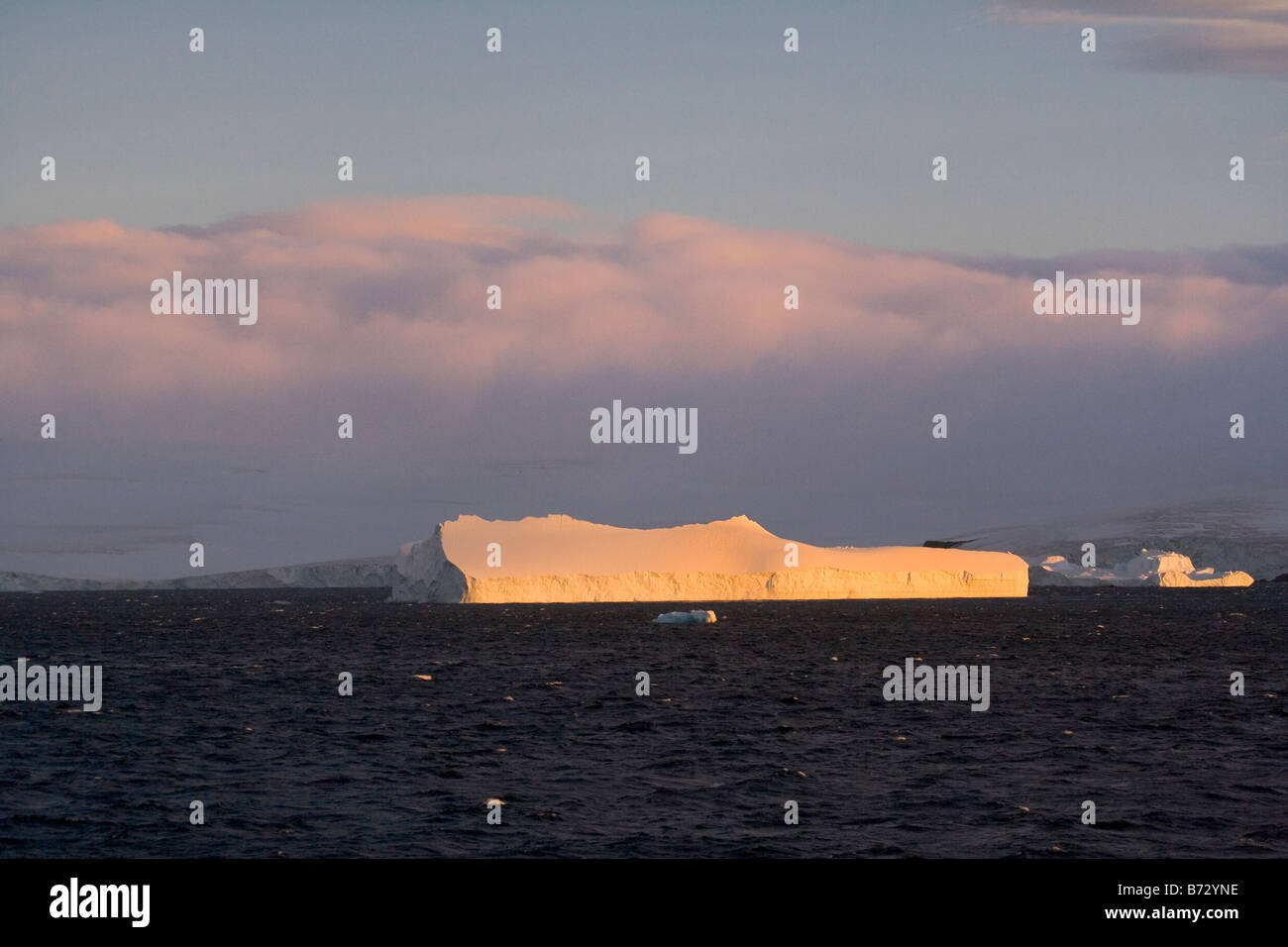 Morning view of the iceberg in the Antarctica Stock Photo - Alamy