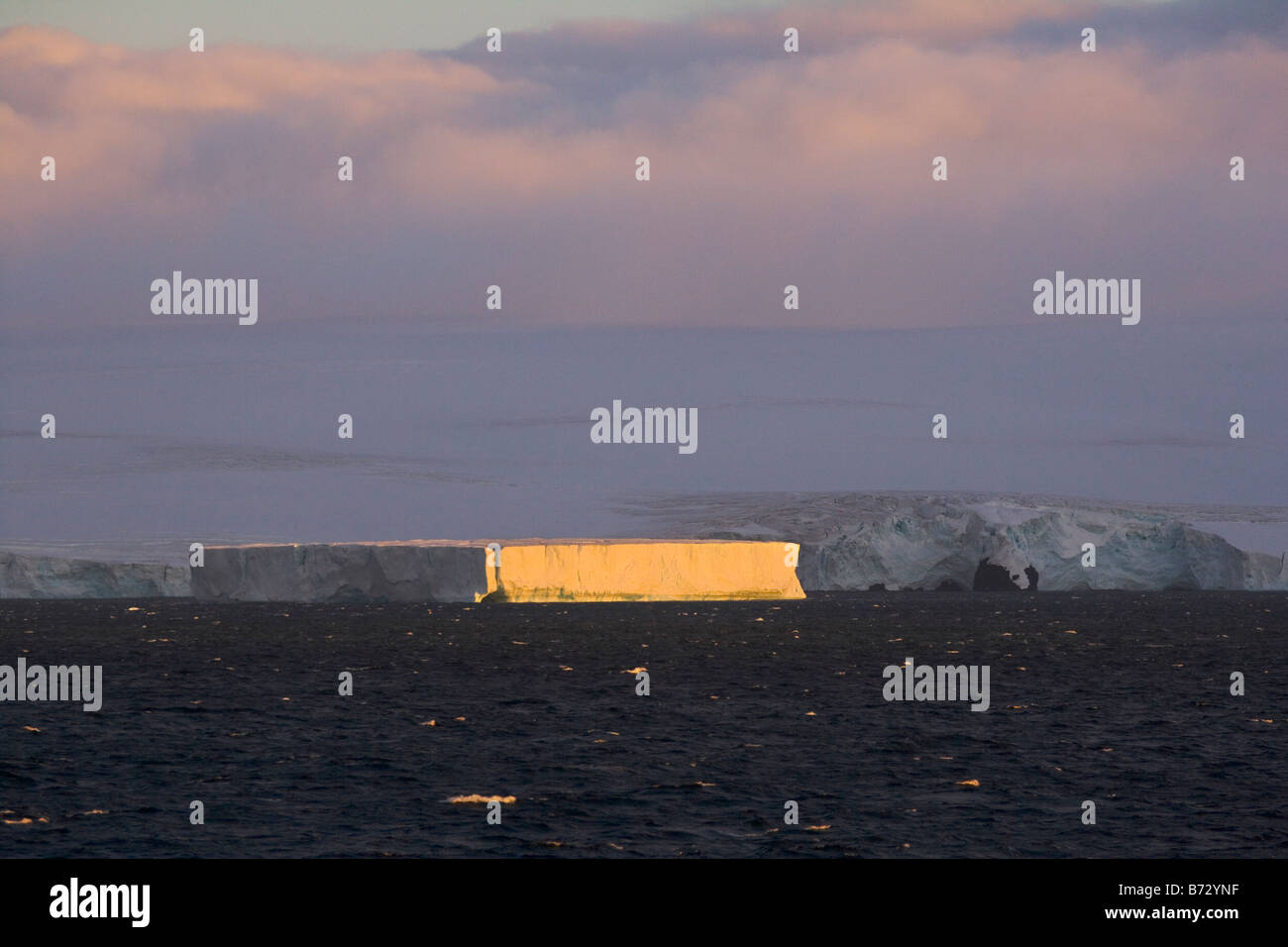 Morning view of the iceberg in the Antarctic Stock Photo - Alamy