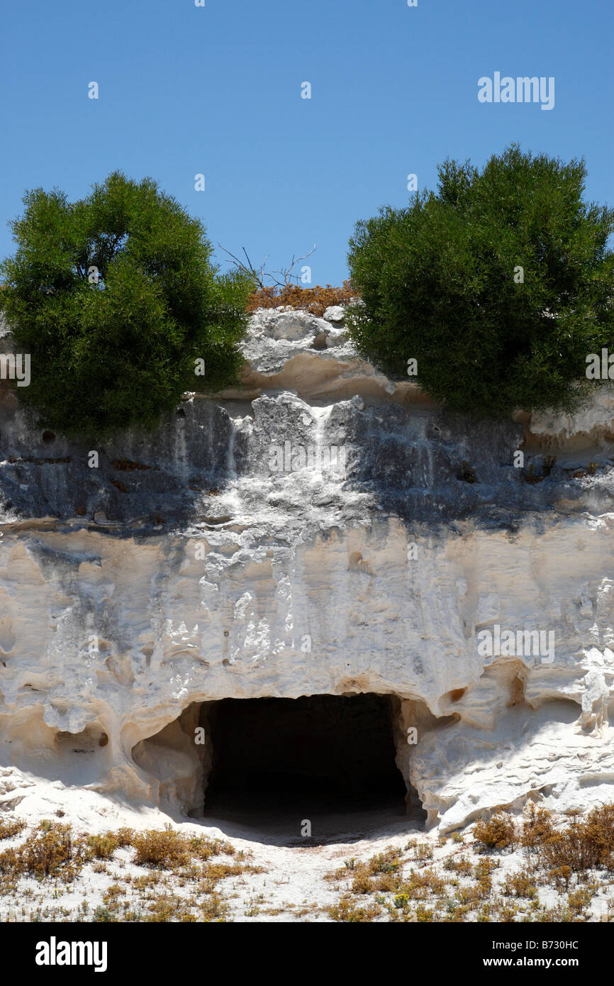 the cave known as the university & toilet within the limestone quarry ...