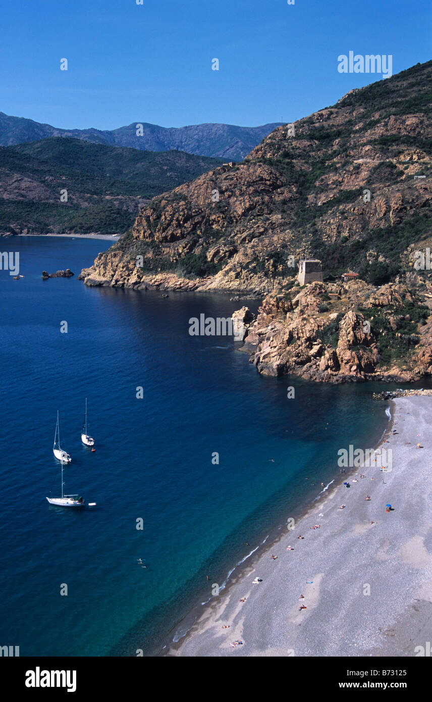 Porto and the Gulf of Porto, Corsica, France Stock Photo - Alamy