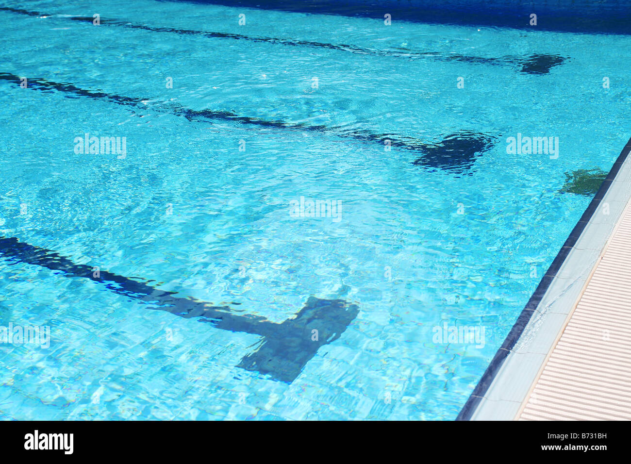 Blue water of pool Stock Photo - Alamy