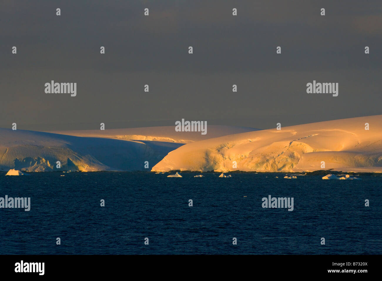 Morning view of iceberg in the Antarctic Ocean Antarctica Stock Photo ...