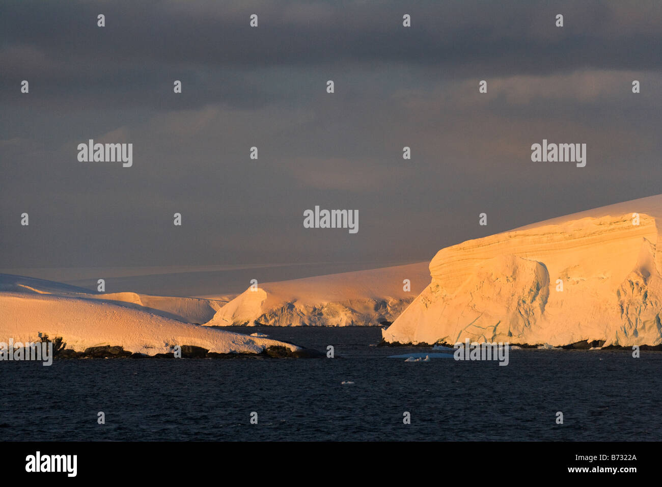 Morning view of iceberg in the Antarctic Ocean Antarctica Stock Photo ...