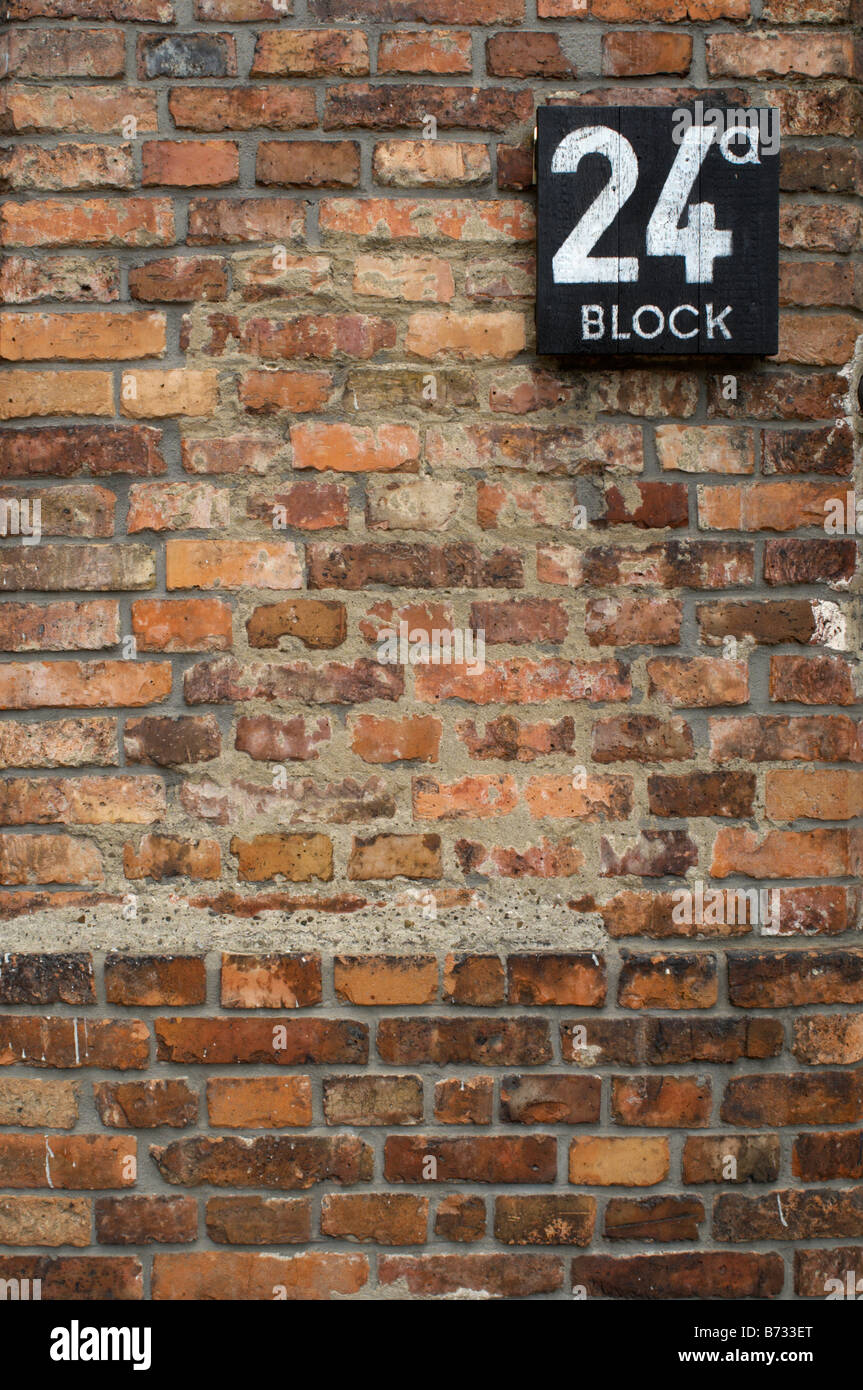 Block No 24 in Auschwitz Birkenau concentration camp Auschwitz section ...