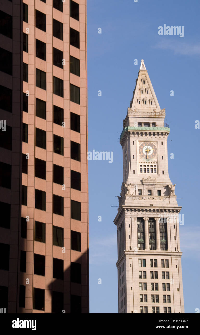 Custom House Tower (1849), Boston, Massachusetts Stock Photo - Alamy