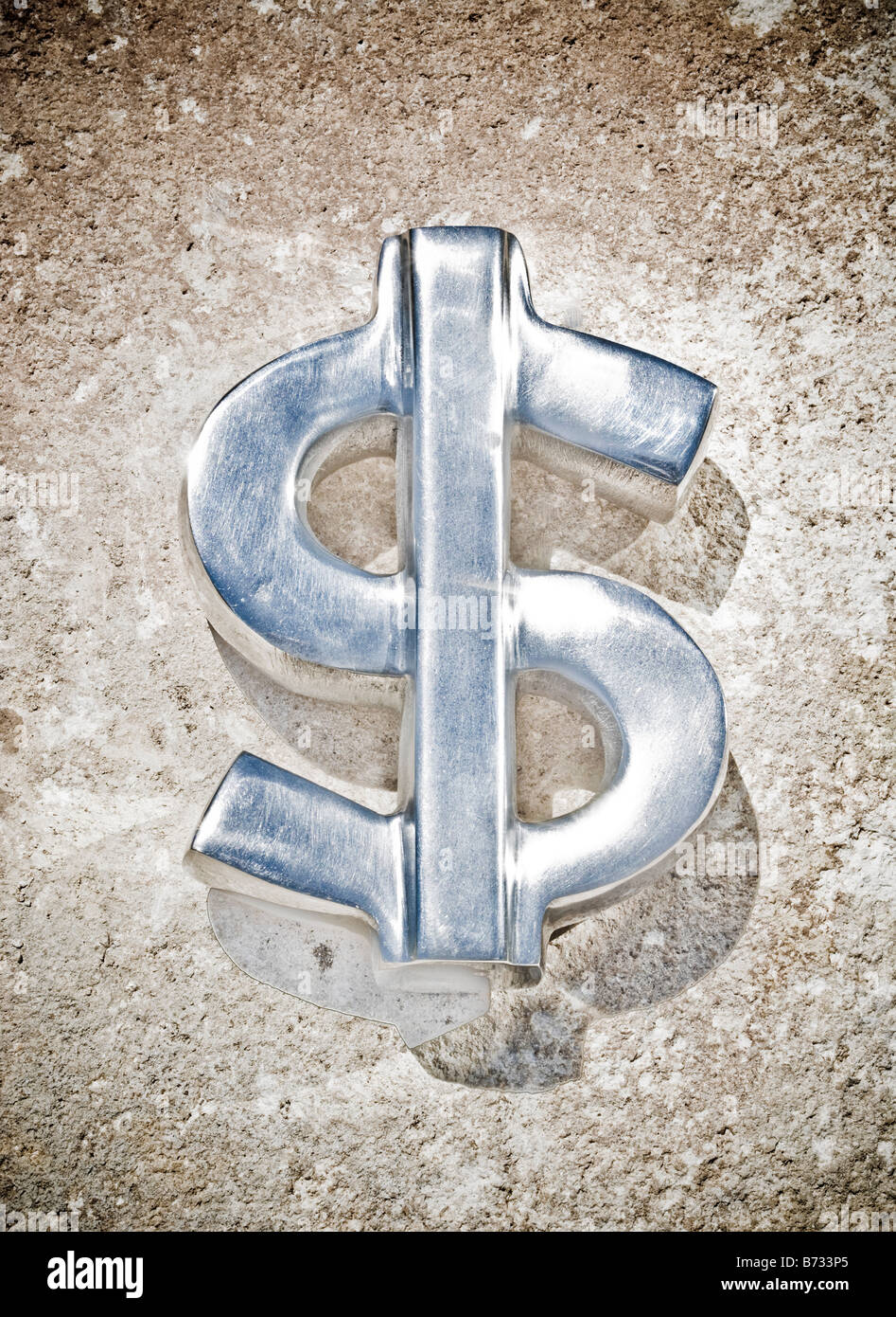 dollar symbol on stone Stock Photo - Alamy