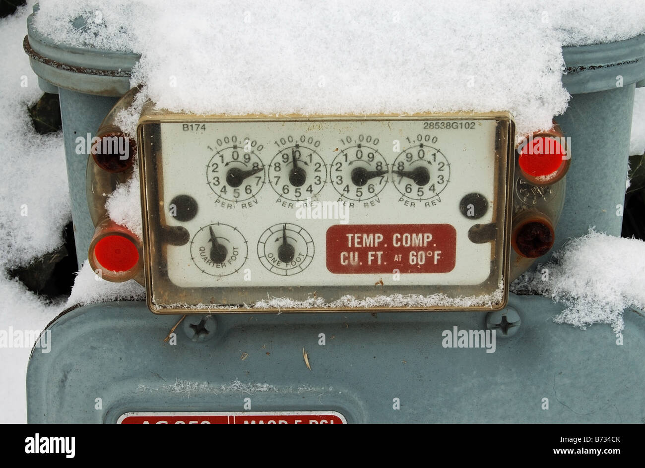 Gas meter bill hi-res stock photography and images - Alamy