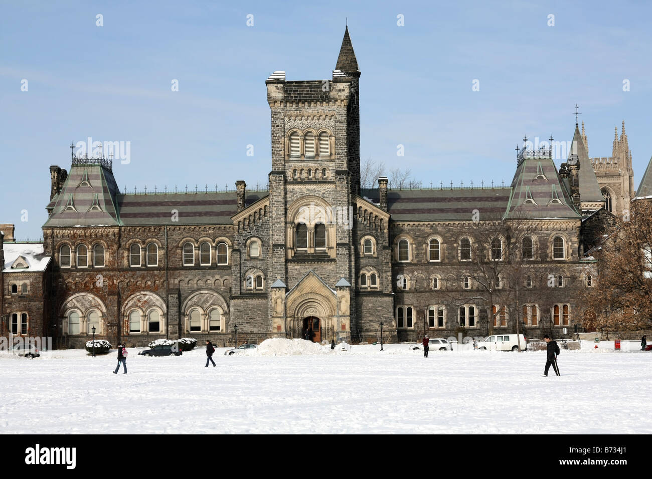 University toronto in winter hi-res stock photography and images - Alamy