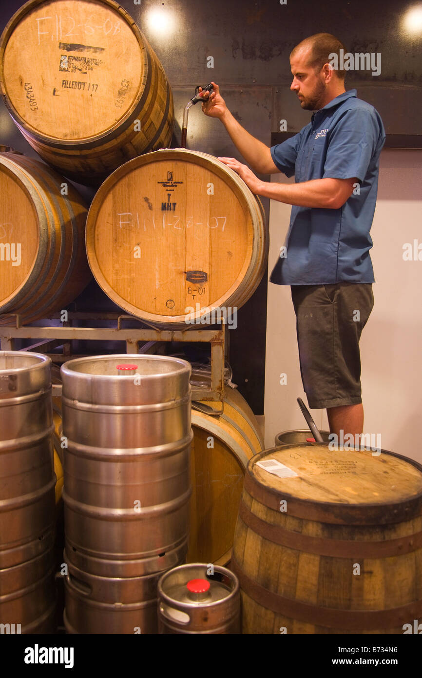 Assistant brewer tim beer aging hi-res stock photography and images - Alamy