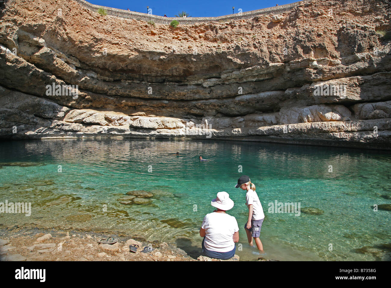 Bimah sink hole in Oman - fine example of karst activity (underground ...