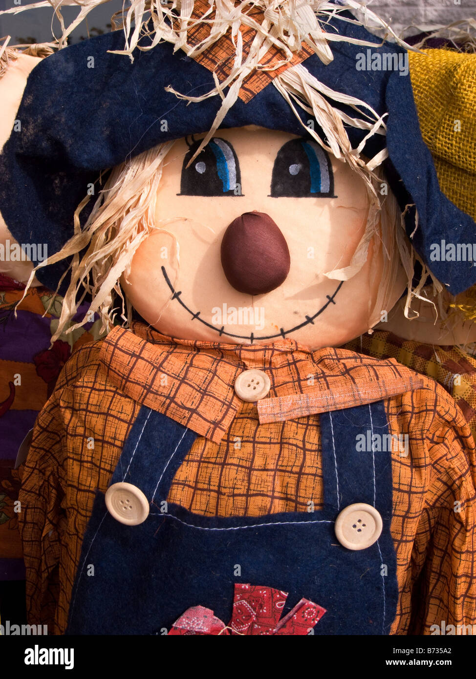 Happy scarecrow doll face hi-res stock photography and images - Alamy
