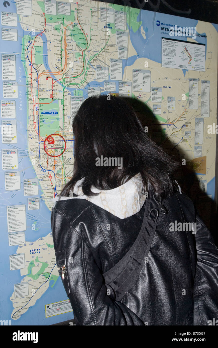 New york subway map hi-res stock photography and images - Alamy