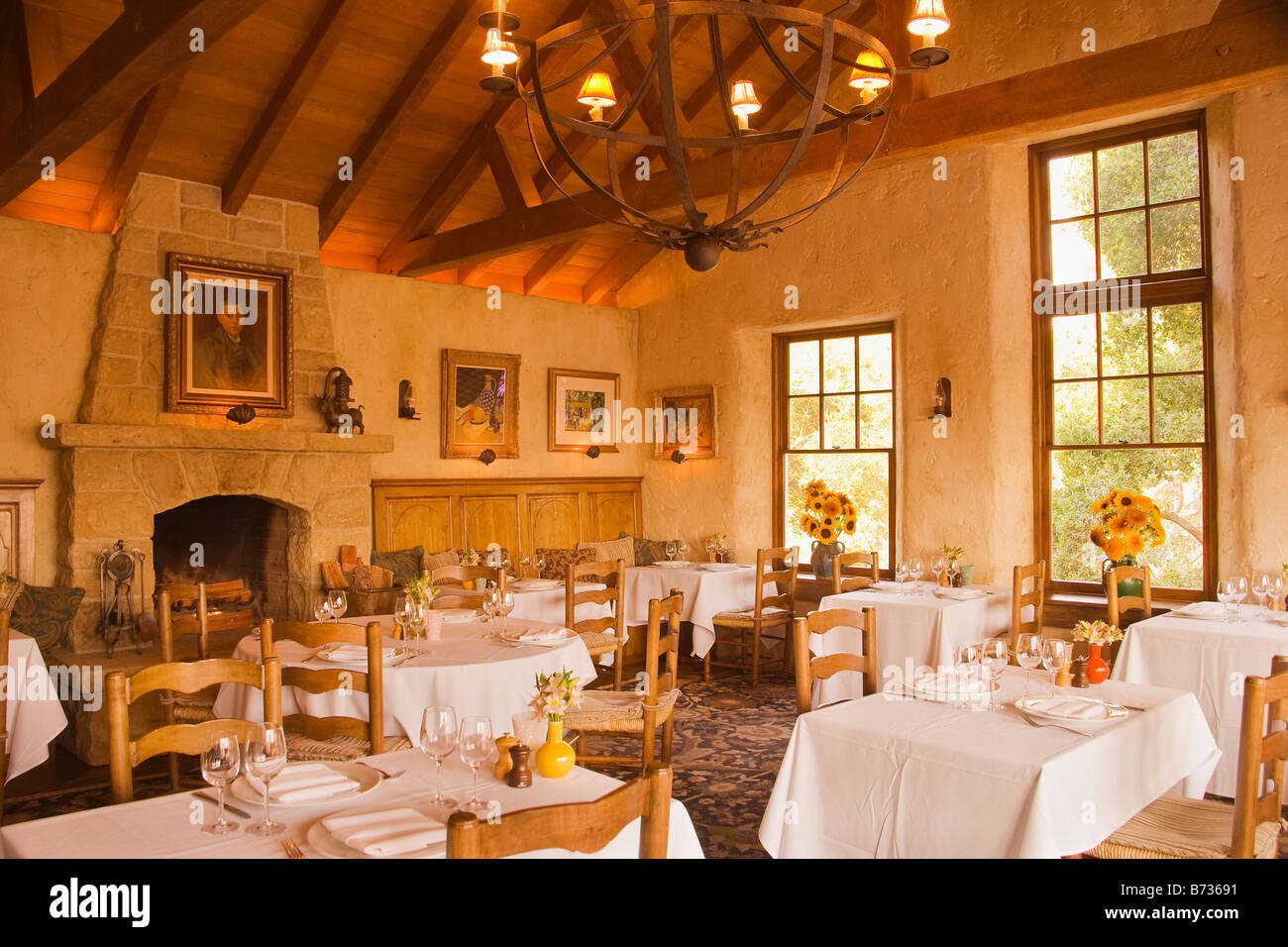 The Stonehouse Restaurant Montecito California Stock Photo - Alamy