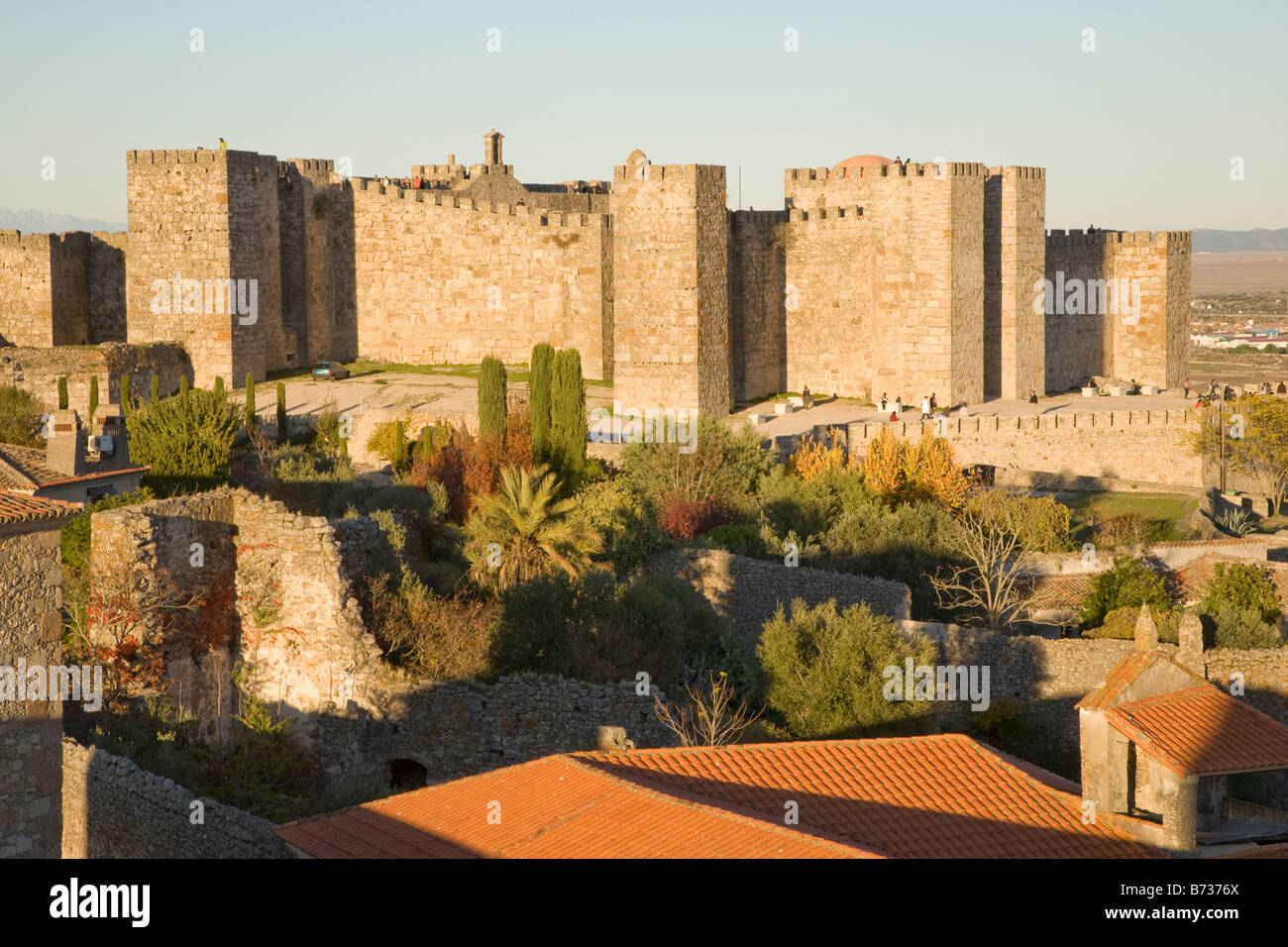 Castle, Trujillo, Spain Stock Photo - Alamy