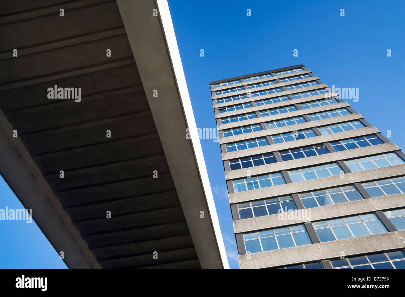 Tyne Bridge Tower a thirteen storey office block on the Gateshead side ...