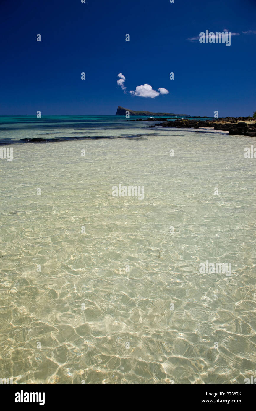 Island of Coin de Mire also known as Gunners Quoin Indian Ocean ...