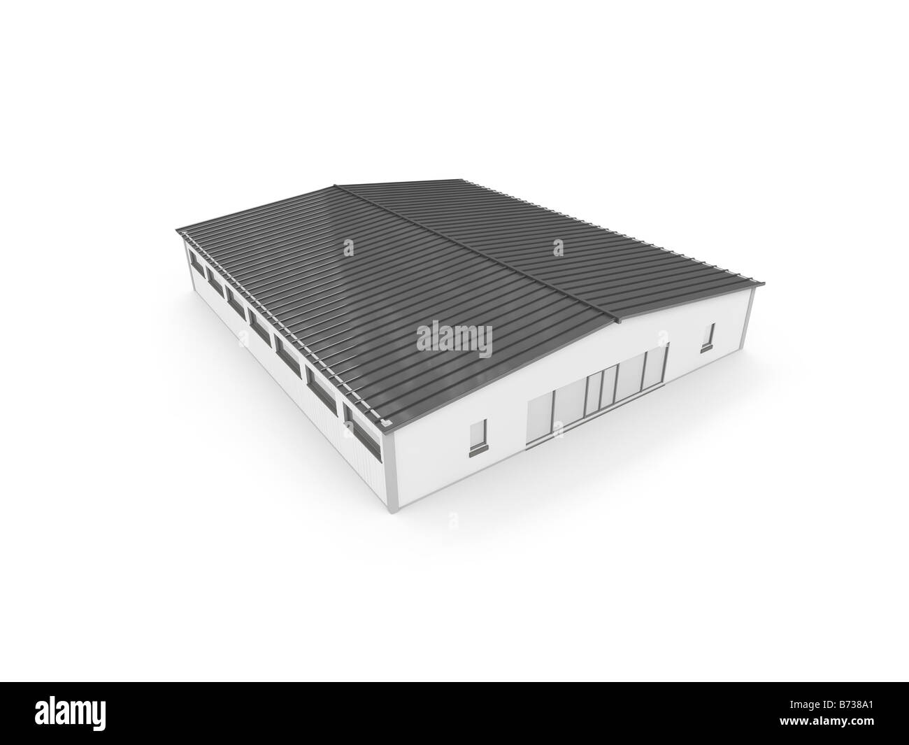 isolated hangar on a white background Stock Photo - Alamy