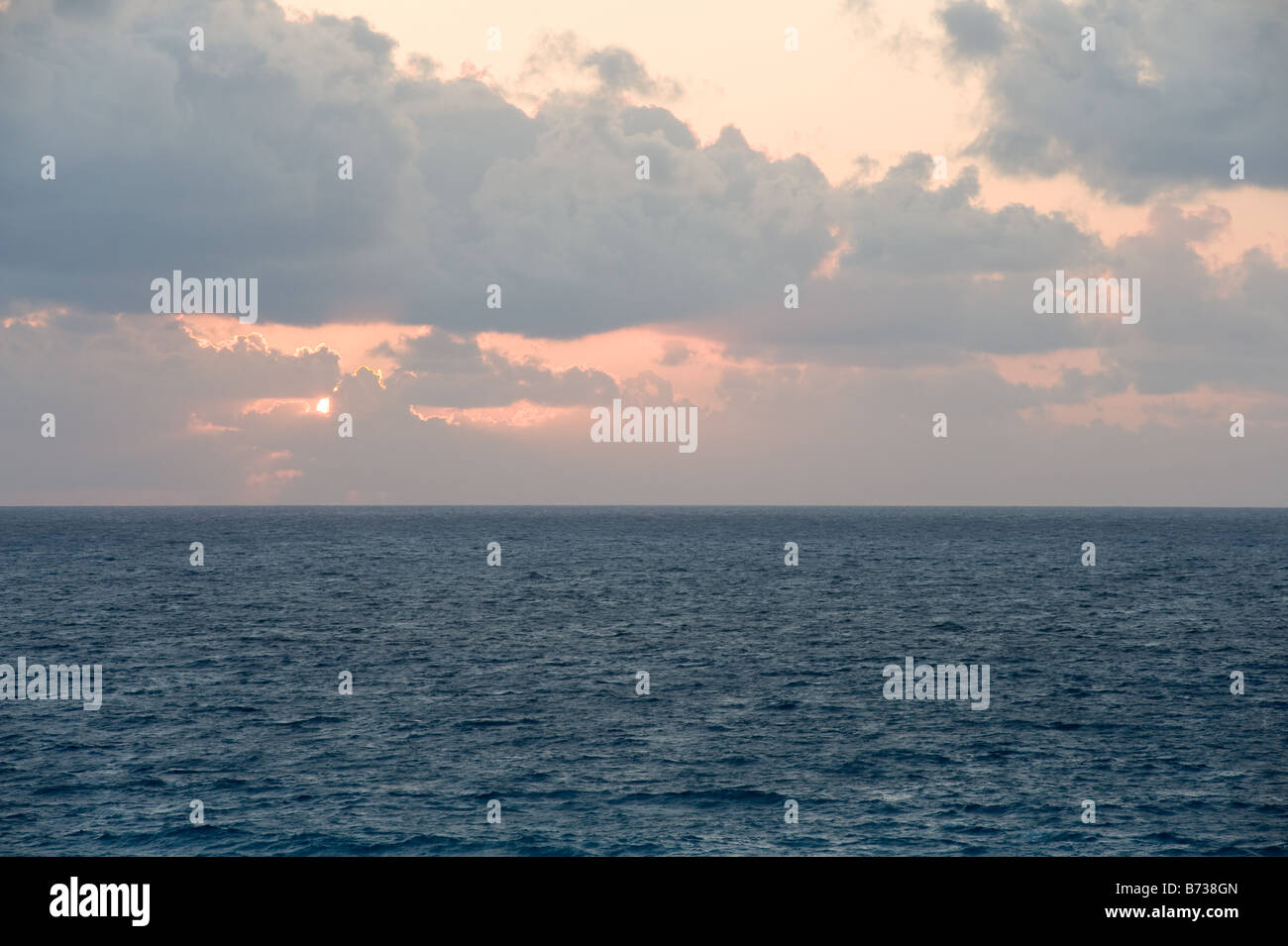 Sunrise in Cancun Mexico during their spring months Stock Photo - Alamy