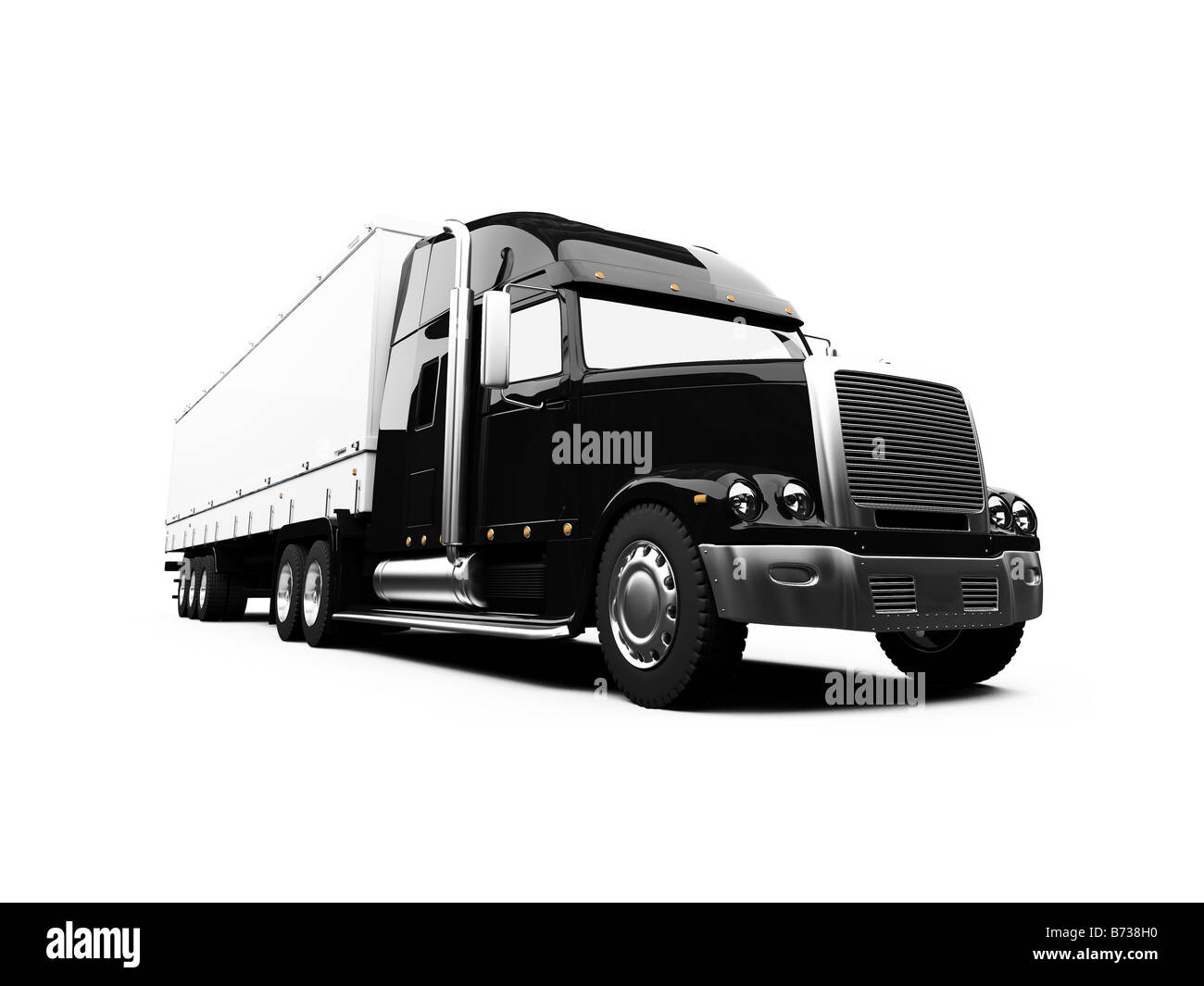 Heavy goods vehicles Black and White Stock Photos & Images - Alamy
