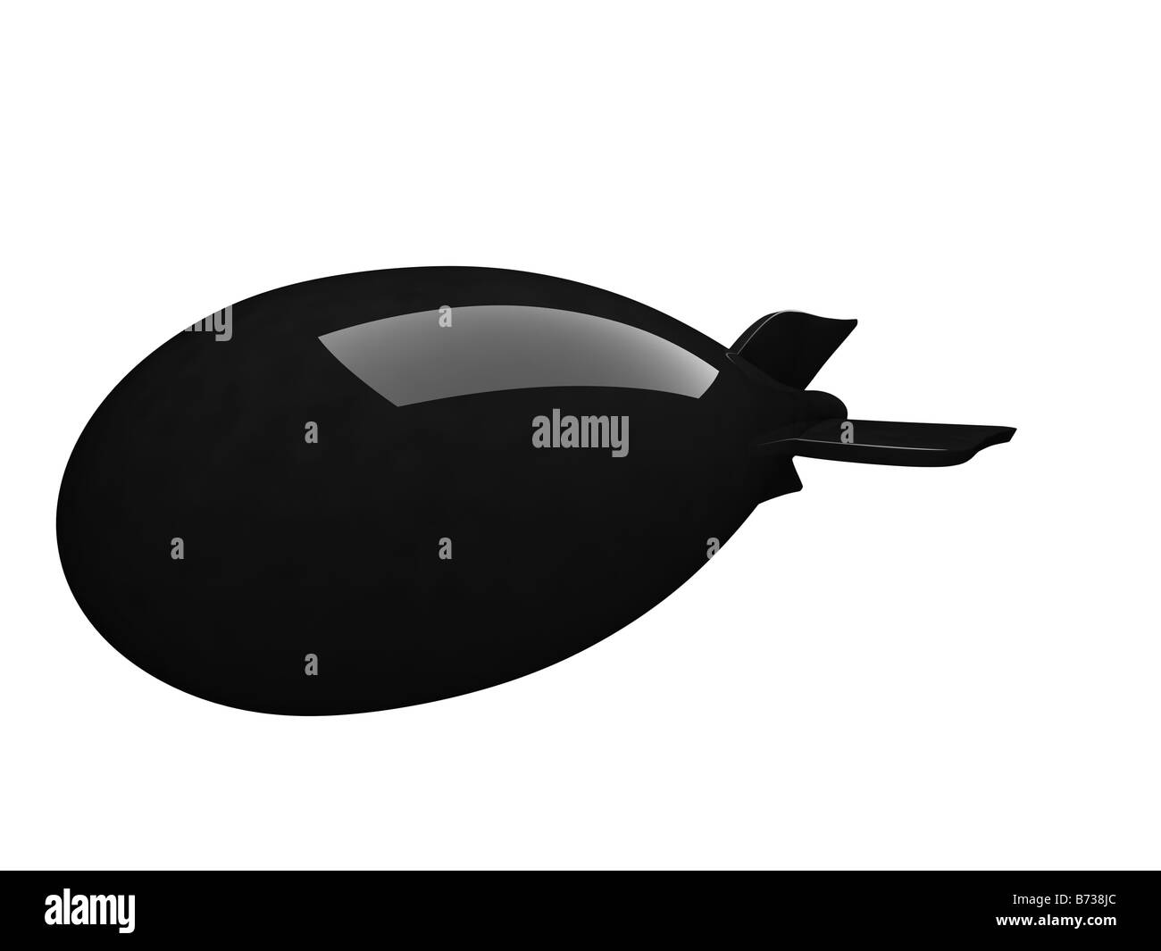 isolated black bomb on white background Stock Photo - Alamy