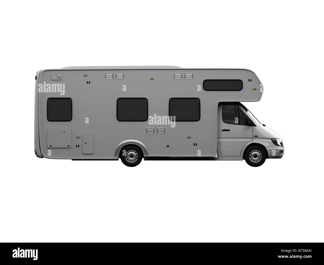 isolated camper on white background Stock Photo - Alamy