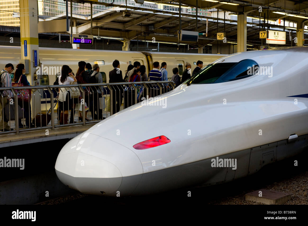 A 700 Series Shinkansen Train at Tokyo Station, Japan Stock Photo - Alamy