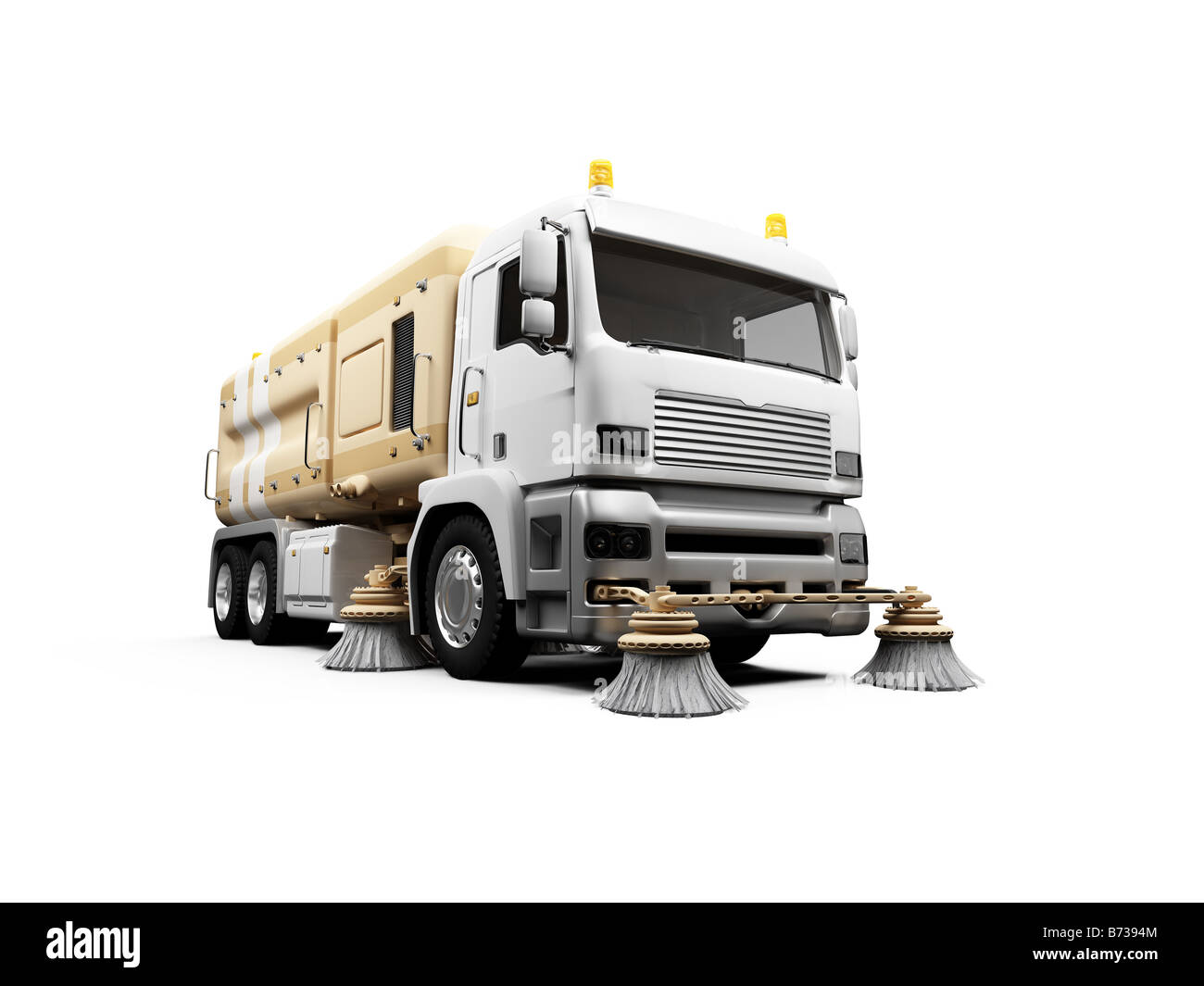 isolated dumpster on white background Stock Photo - Alamy